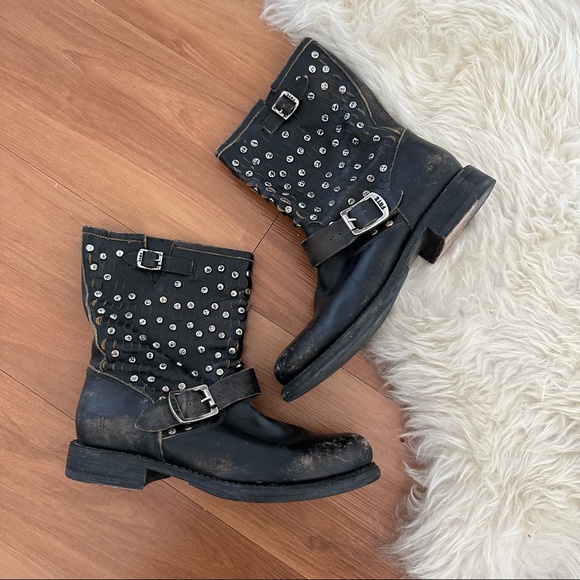 Frye | Shoes | Frye Vera Jenna Studded Boot 75 | Poshmark